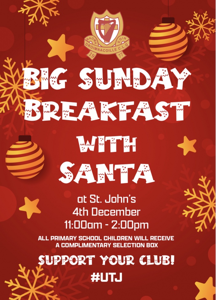 St John’s Big Sunday Breakfast.